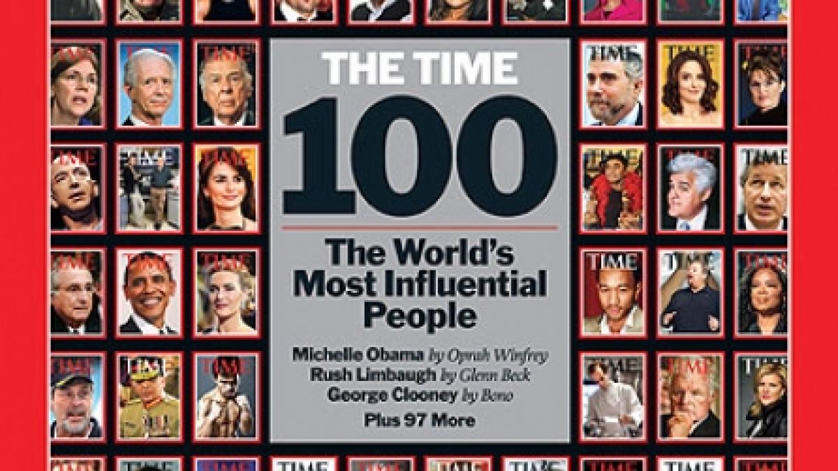 Time Magazine: Top 100 al celor mai influente persoane din lume