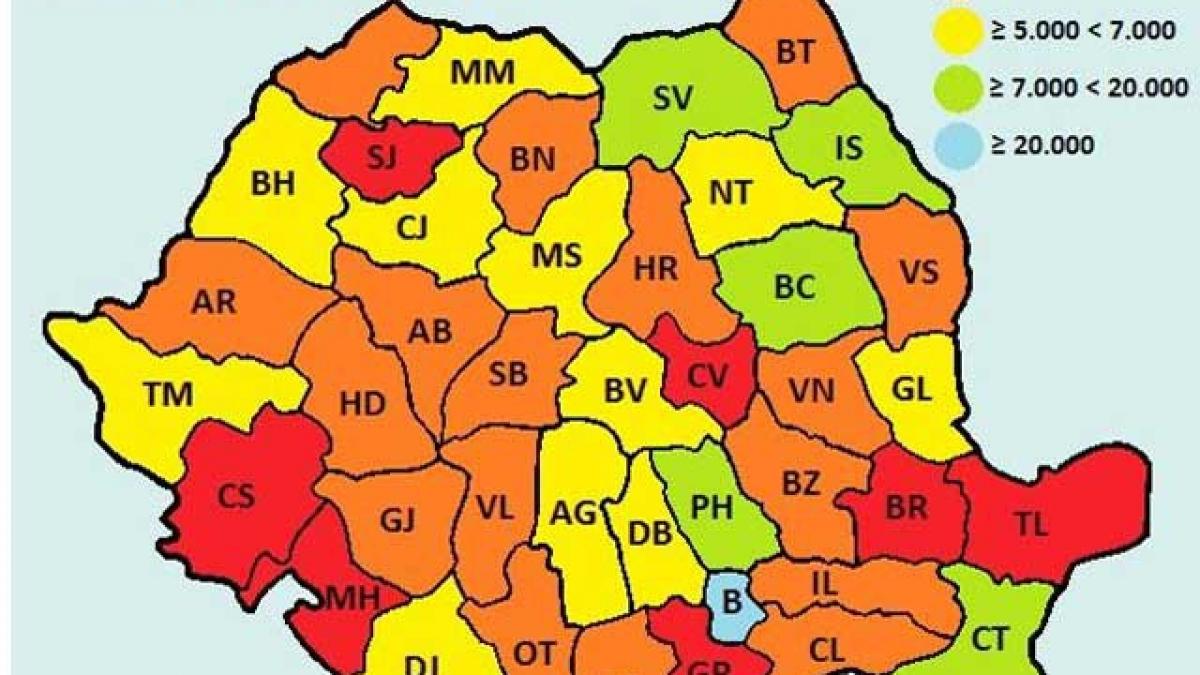 Harta natalităţii în România. Cum a evoluat natalitatea în ultimii 20 ...
