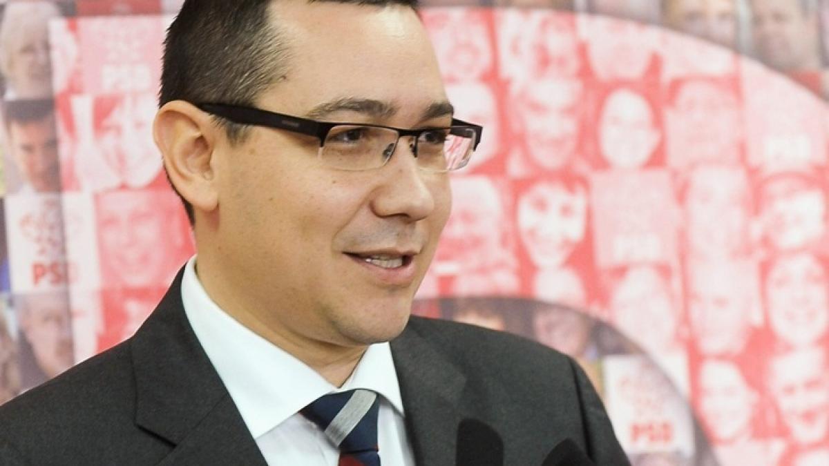 Ponta: Propunerea preşedintelui, o băşcălie. Nu sunt nici Boc, nici ...