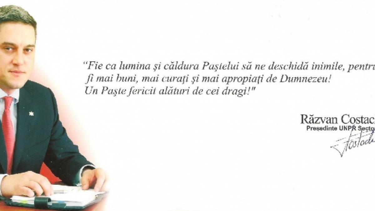 Un politruc de sector se crede simbol de Paşte!