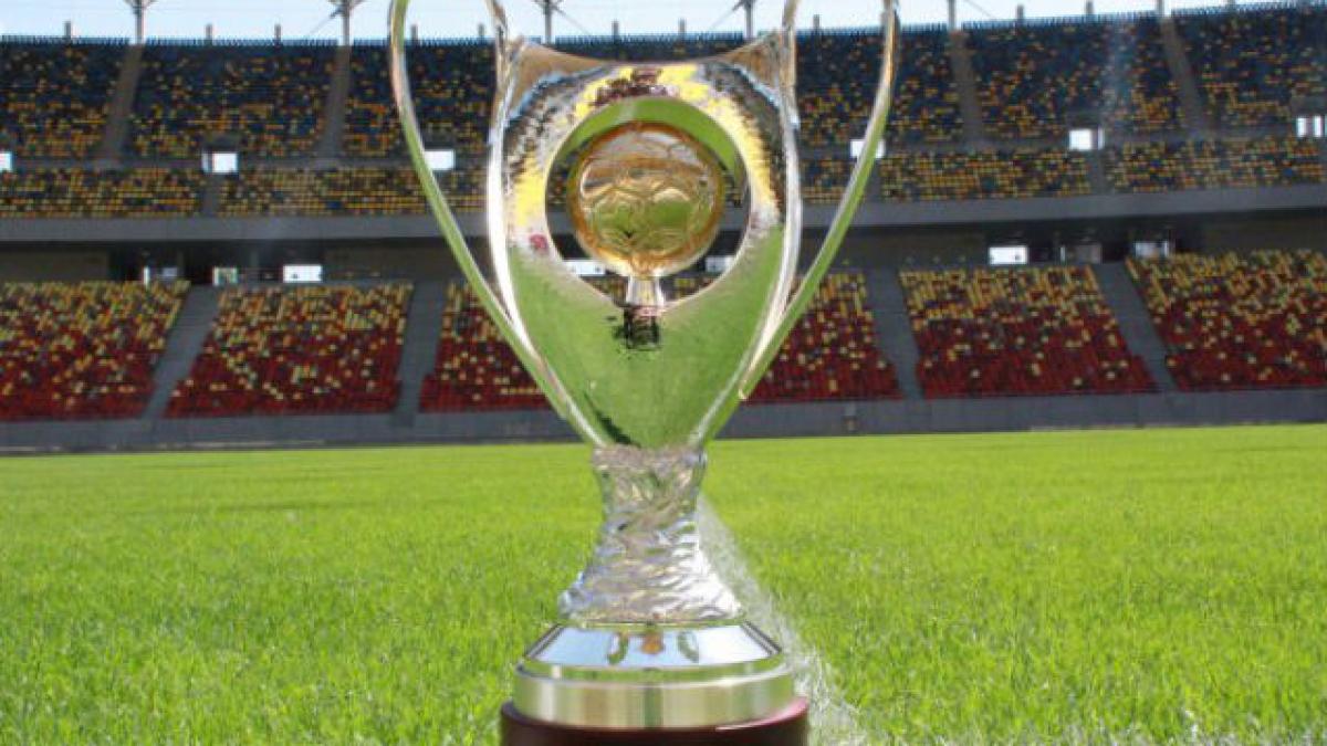 Nou trofeu construit pentru Supercupa României la fotbal