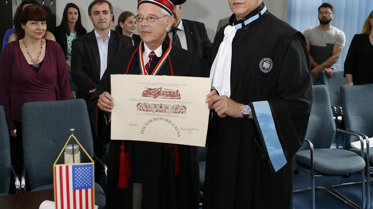 Neurologul Michael Chopp, Doctor Honoris Causa, la Cluj