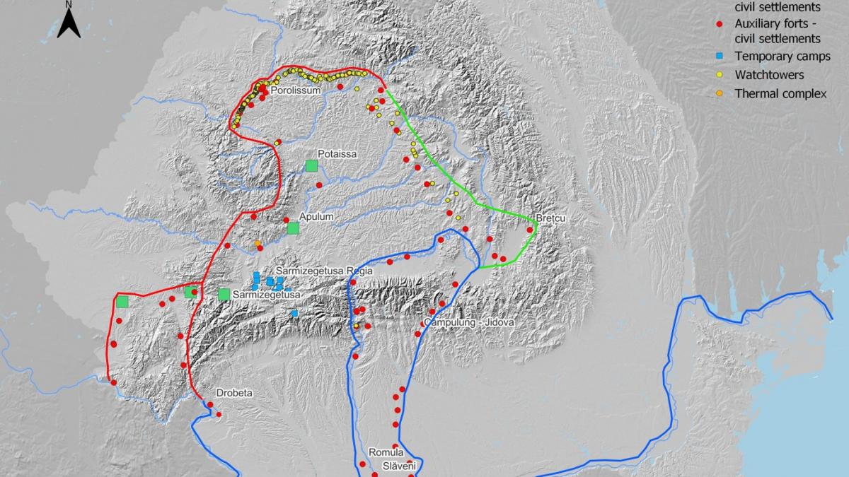 Ce este Limesul Dacic, cel mai lung sector de frontieră terestră romană ...