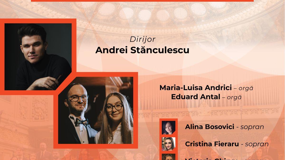 Două orgi și un cor pe scena Ateneului Român din București duminică, 18 ...