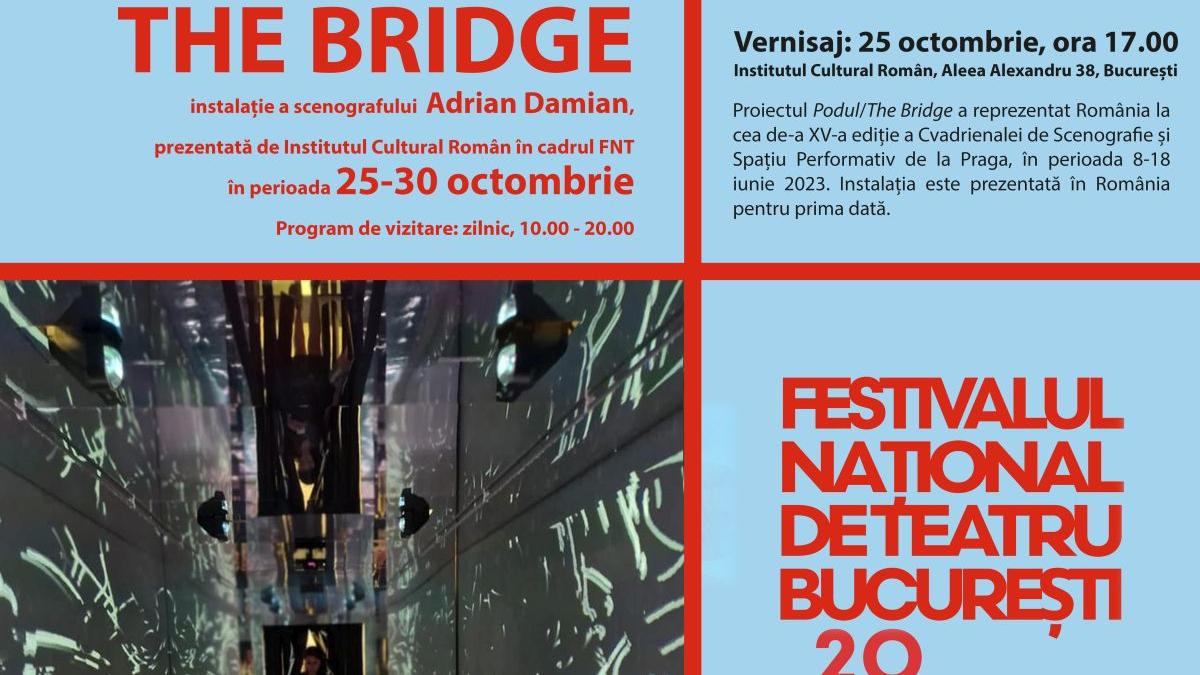 Instalația „Podul/The Bridgeˮ, a scenografului Adrian Damian, expusă la ...