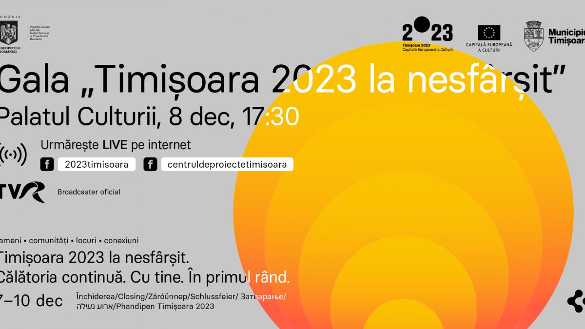 Gala „Timișoara 2023 la nesfârșit”, în direct pe TVR Info, TVR ...
