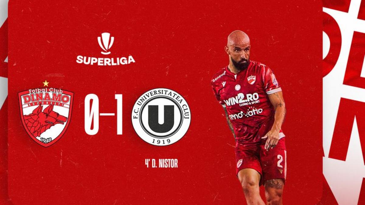 Golul lui Dan Nistor pentru „șepcile roșii” duce pe Dinamo la 13 ...