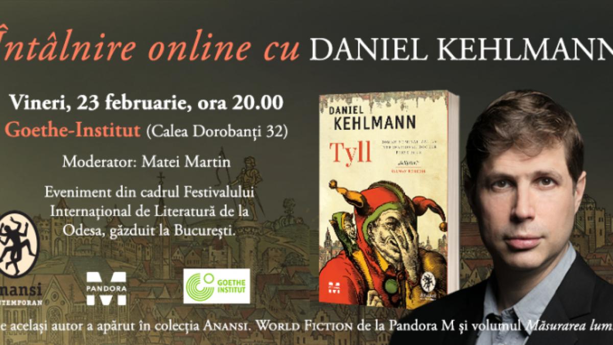 Întâlnire online cu îndrăgitul scriitor german Daniel Kehlmann