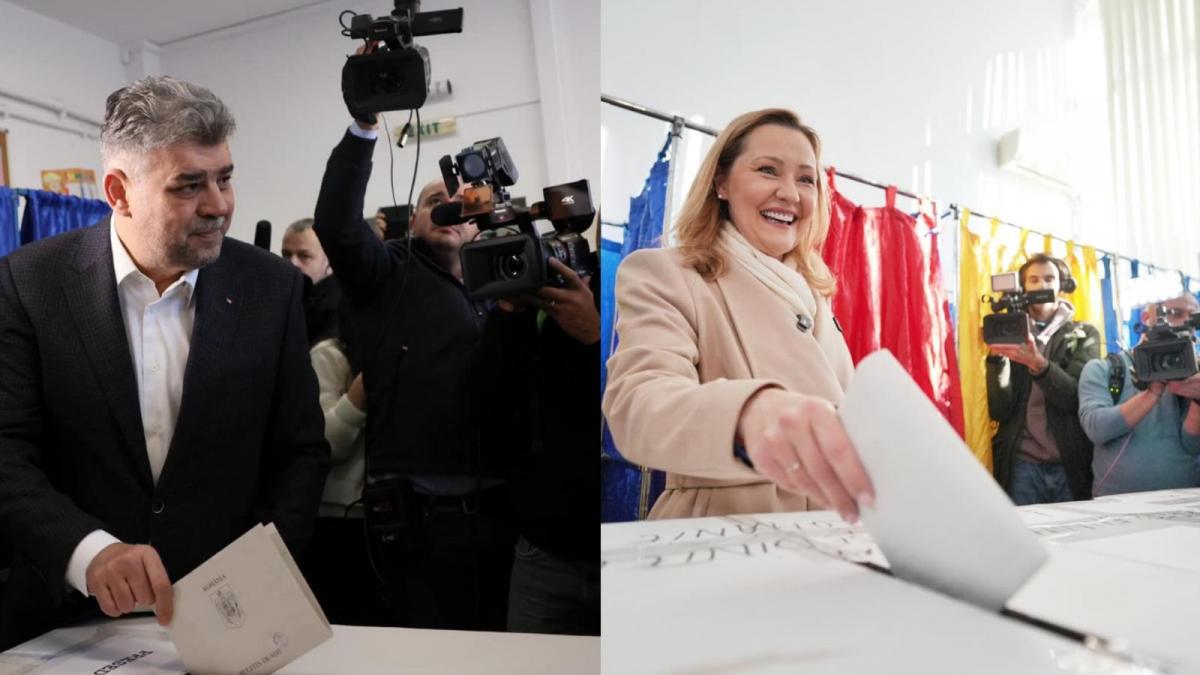 Finala prezidențială dată de exit-poll: Marcel Ciolacu și Elena Lasconi