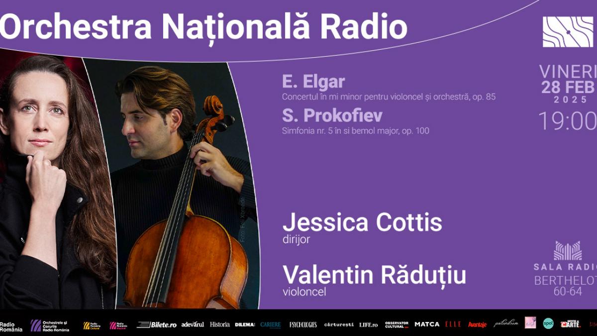 Doi invitați de top la Sala Radio: dirijoarea Jessica Cottis și ...