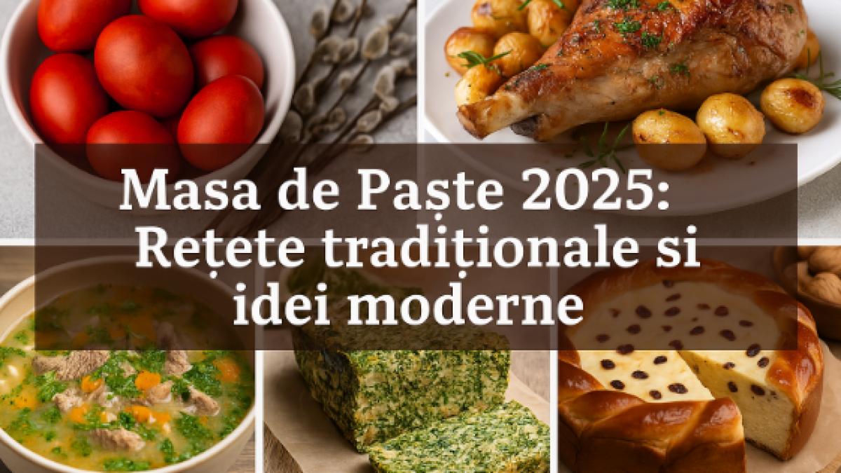 Masa de Paște 2025: Tradiție, gust și un strop de inovație