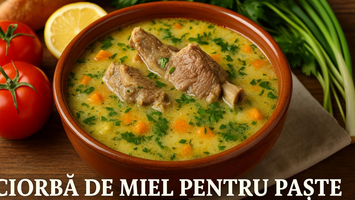 Ciorba de miel ca la mama acasă – rețeta sfântă de Paște