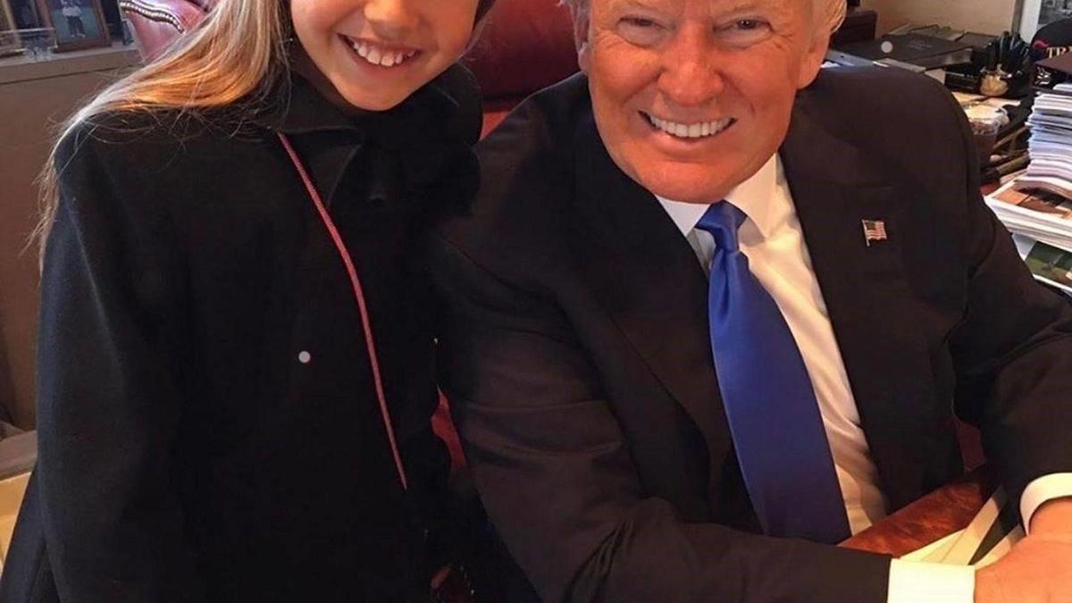 Trump și-a prezentat nepoata jurnaliștilor: „Ei sunt știrile false”