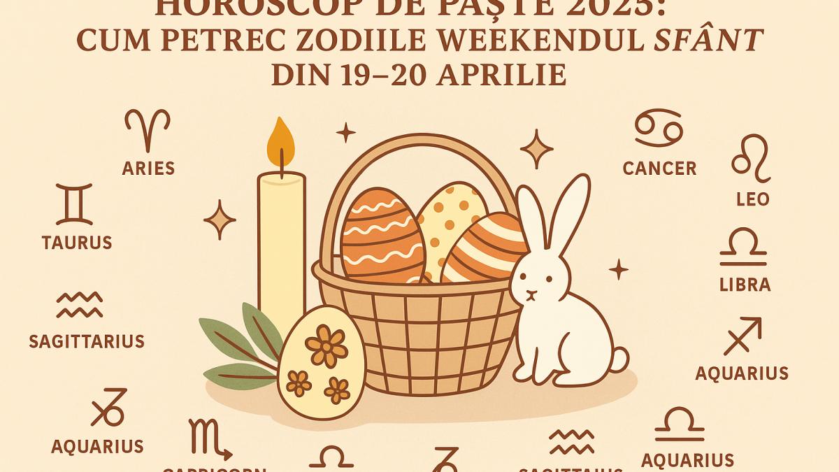 Horoscop de Paște 2025: Cum petrec zodiile weekendul Sfânt din 19–20 ...