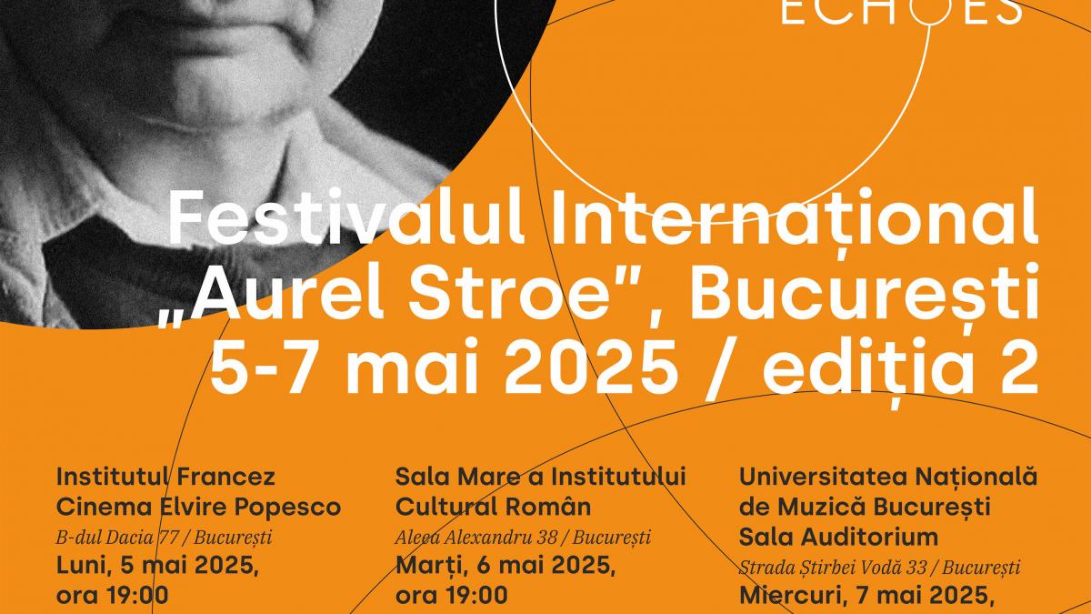 ECHOES – Festivalul Internațional „Aurel Stroe” ajunge în Sala Mare a ...