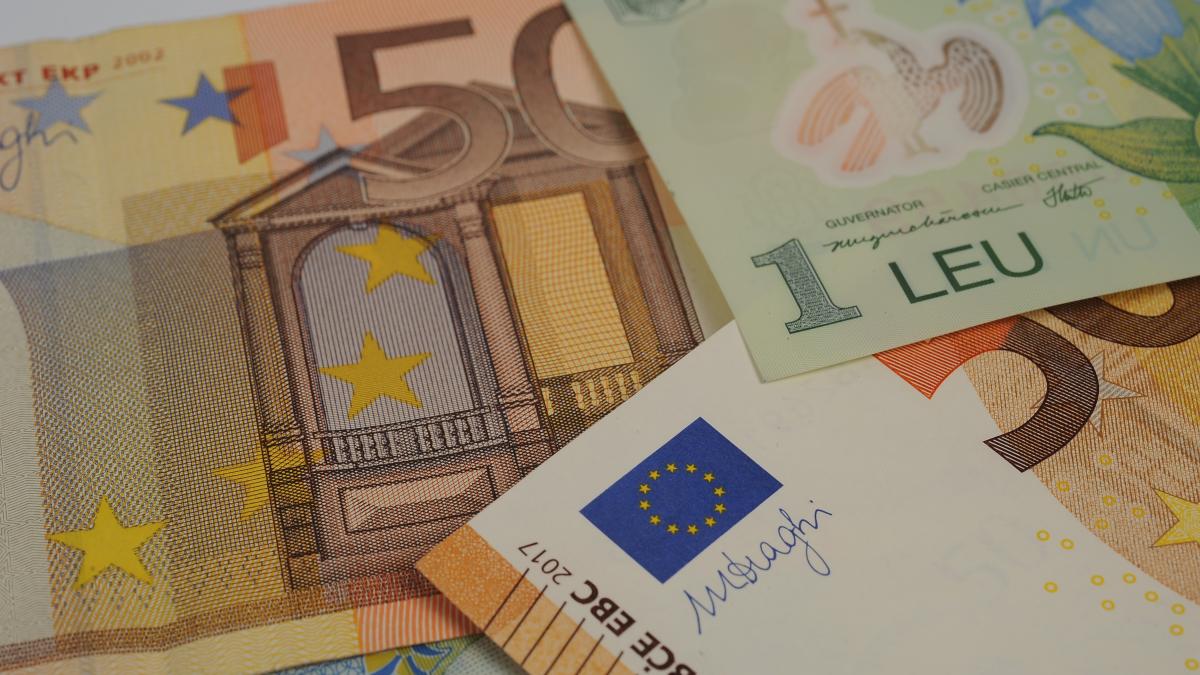 Curs valutar. Leul se apreciază ușor în raport cu euro