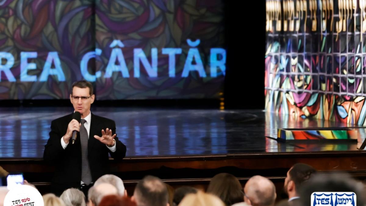 Ambasadorul Israelului la București, Dr. Lior Ben Dor, în deschiderea ...