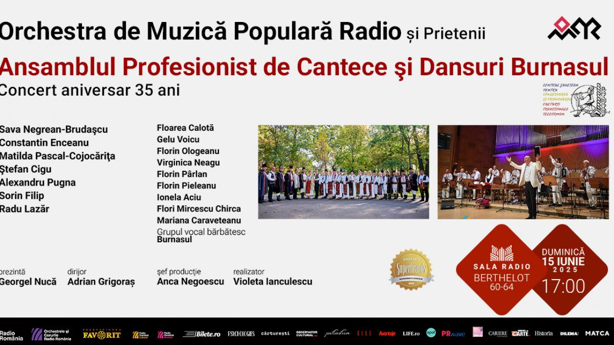 35 de ani pentru Ansamblul de Cântece și Dansuri „BURNASUL”, aniversați ...