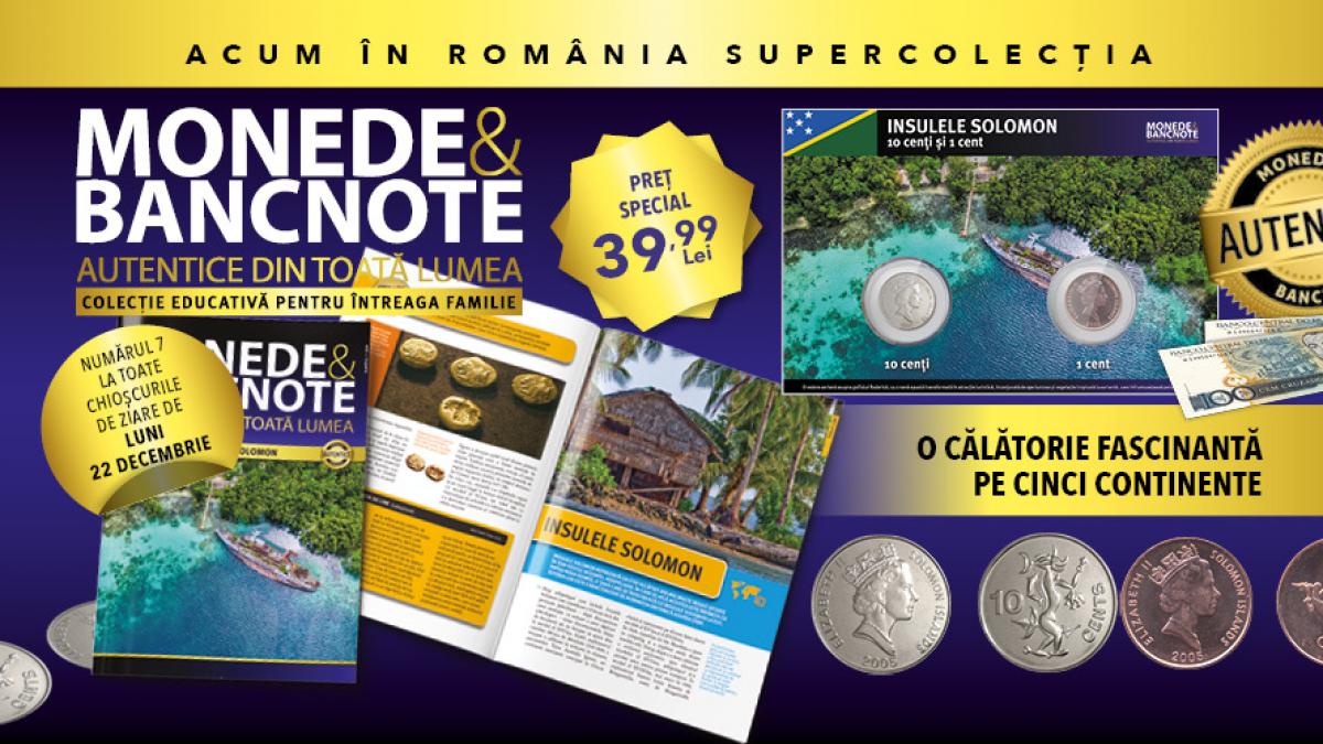 Descoperă Insulele Solomon în numărul 7 din colecția „Monede și ...