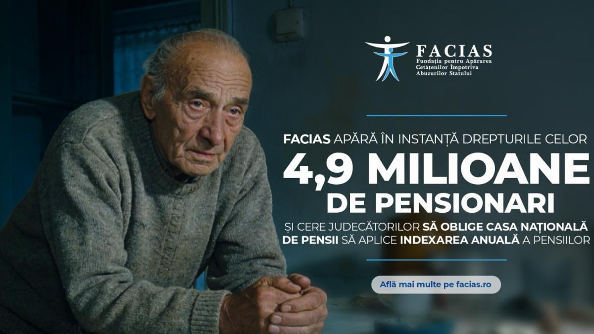 FACIAS dă în judecată Casa de Pensii și cere indexarea pensiilor pentru ...