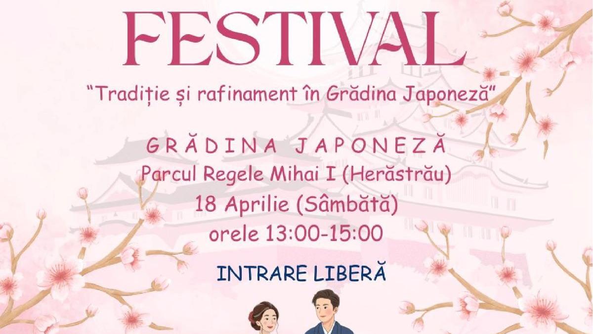 Hanami – sărbătoarea primăverii – în Grădina japoneză din Parcul Regele ...