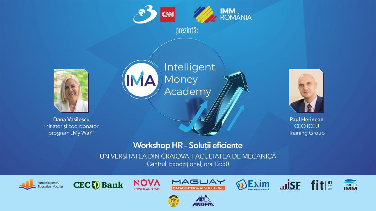 Vino și participă la workshopul de HR din cadrul Intelligent Money ...