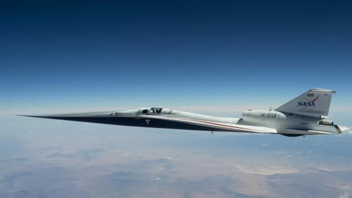 Zbor supersonic: NASA a depășit bariera sunetului cu avionul ...